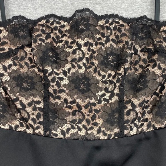 Niki Lavis | Dresses | Vintage Niki Livas Gown Womens 8 Black Strapless ...
